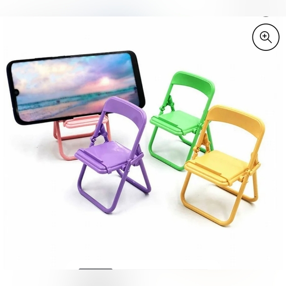 Other | Nwt Foldable Chair Phone Stand | Poshmark
